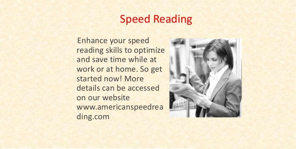 Boost your reading speed with the Evelyn Wood speed reading techniques ...
