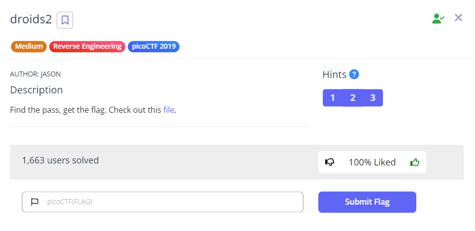 Picoctf 2019 Writeup — Droids2 Android Reverse Engineering By Muhammad Alief Medium