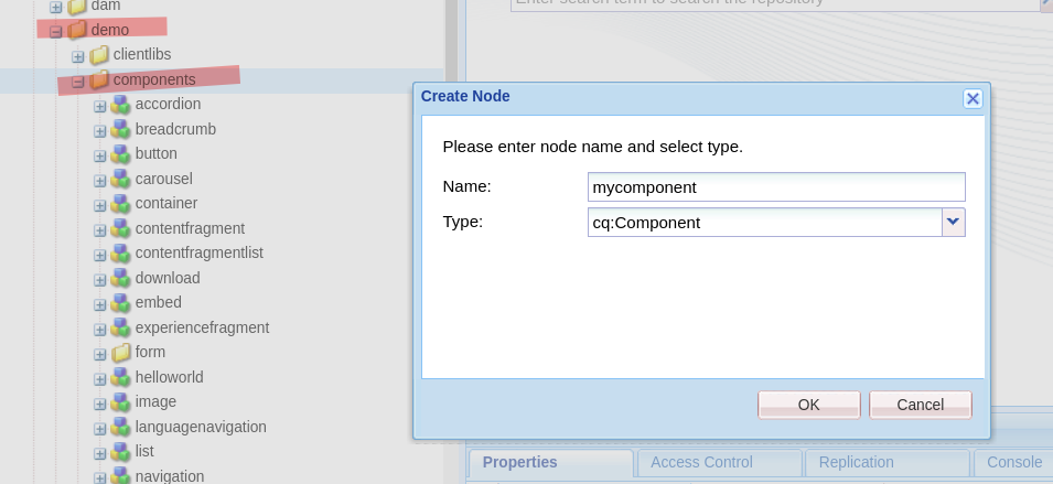 Creating a new component in AEM. To create a new component in Adobe… | by Ashwin K A | Medium