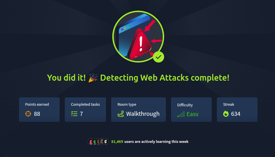 Detecting Web Attacks Walkthrough Notes | TryHackMe | Medium