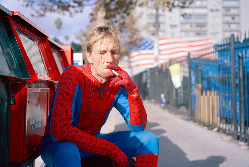 Great Responsibility. Spider-Man jerks awake behind the wheel… | by Jason Erik Lundberg | Medium