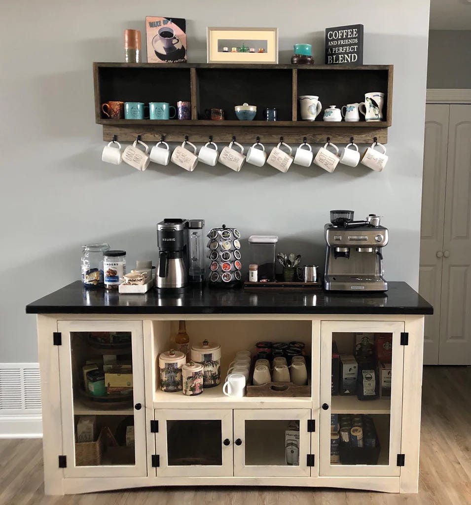 Small Space, Big Taste: 10 Creative Coffee Bar Ideas for Cozy Kitchens ...