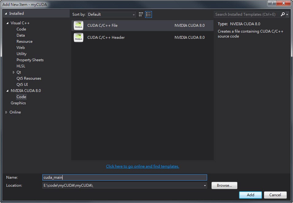 [CUDA] create a visual studio 2015 empty project | by Thomas Zhao | Medium
