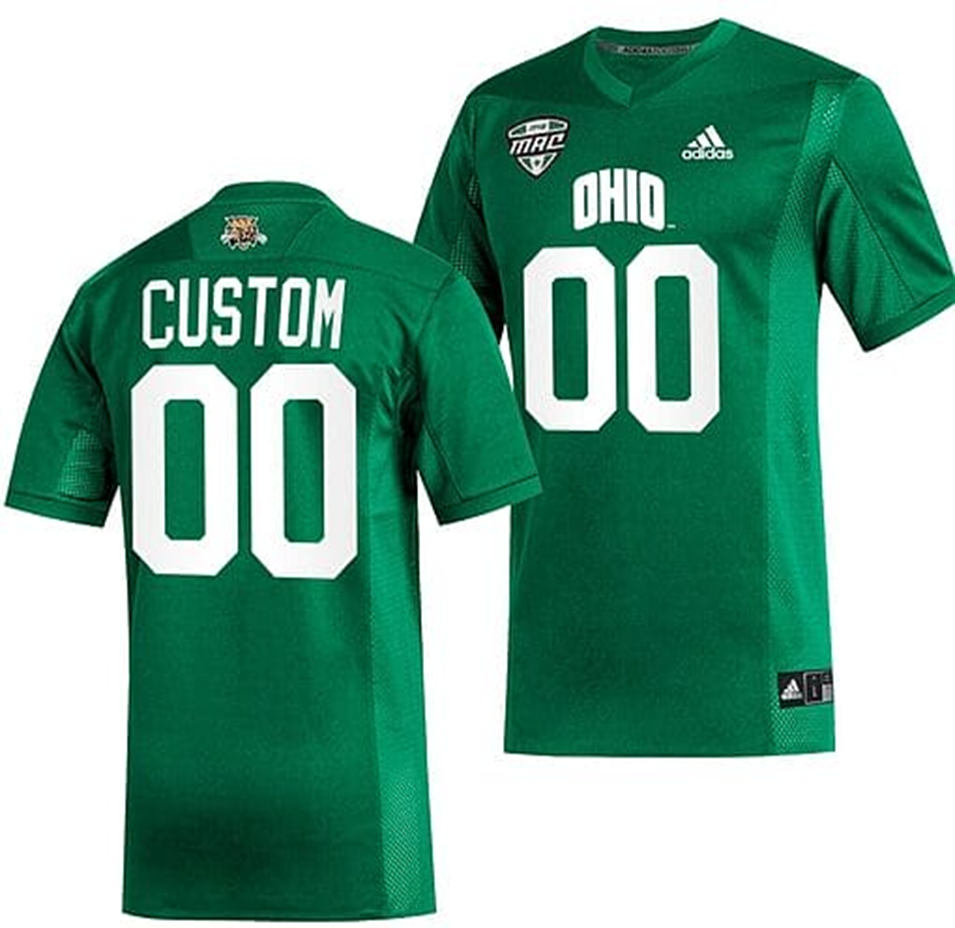 Custom Ohio Bobcats Jersey Name and Number College Football Uniform ...