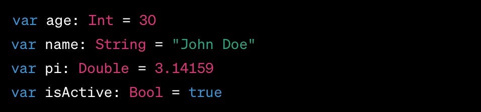 Variables in swift programming language | by Baljit Kaur | Aug, 2023 ... Variables in swift programming language | by Baljit Kaur | Aug, 2023 ...