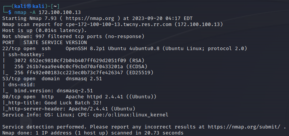 CTF of Machine 32. First, scan the given IP address of the… | by ...