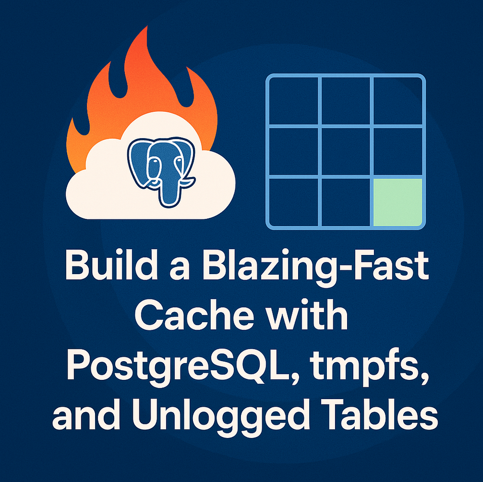 Build a Blazing-Fast Cache with PostgreSQL, tmpfs, and Unlogged Tables | by Tihomir Manushev ...