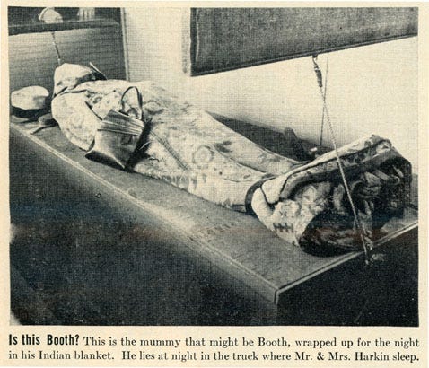 John Wilkes Booth Mummy