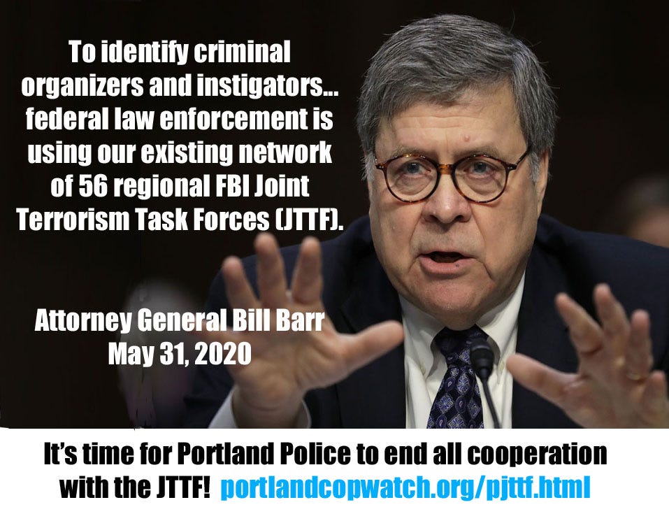 End Cooperation with the Joint Terrorism Task Force 2020 | by The Thorn ...
