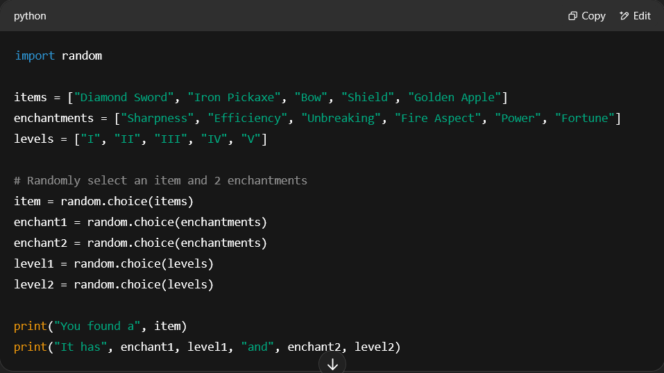 Lesson 2: How I Made a Simple Minecraft Item Generator with Python (No ...