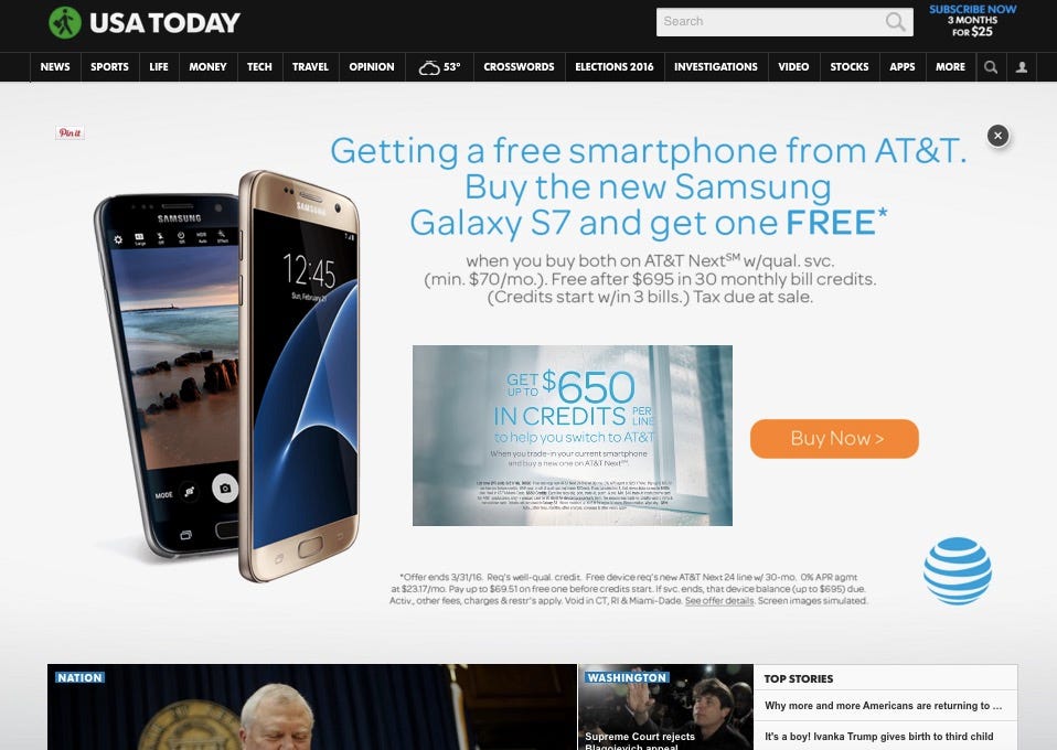 USA TODAY NETWORK gravity ad wins Digiday award | by Liz Kelly Nelson ...