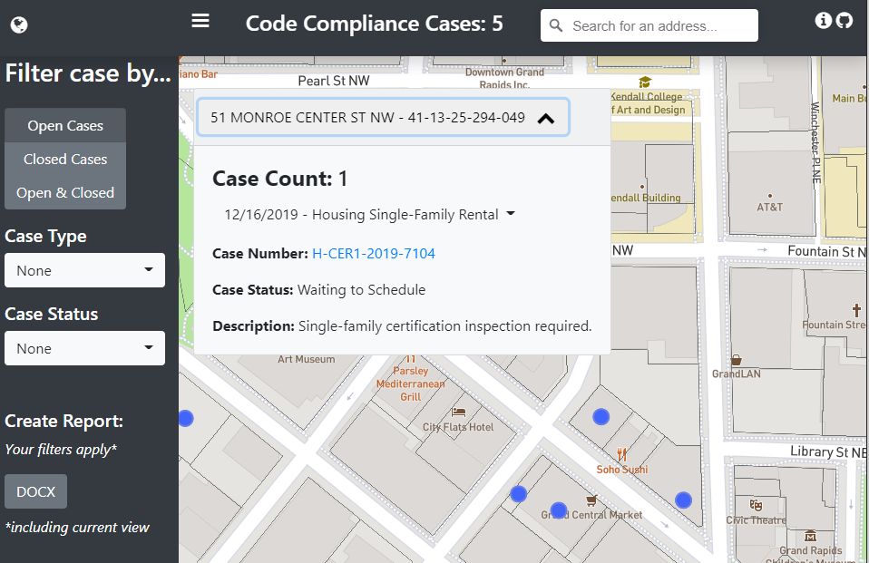 Mapping Code Violations in Grand Rapids | by Kray Freestone | Kray | Medium