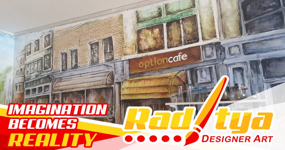 Seni Mural. TERBUKTI DESIGN ART MURAL CAFÉ, YANG… | by Tata Rahayu | Medium