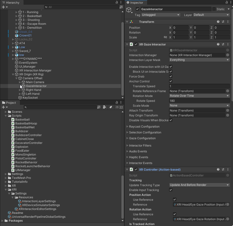 Setting up a Simple Gaze Interaction | by Carlos Torres | Cubed