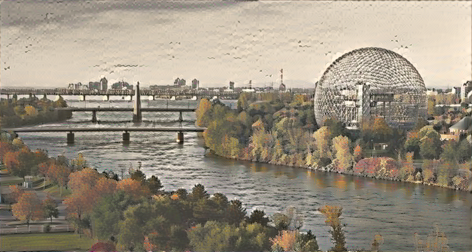 Montreal painted by Huang Gongwang: Neural Style Networks | by Gabriel ...