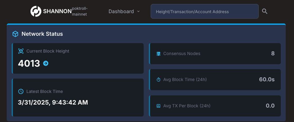Pocket Network’s Shannon Upgrade has been successfully Soft Launched ...