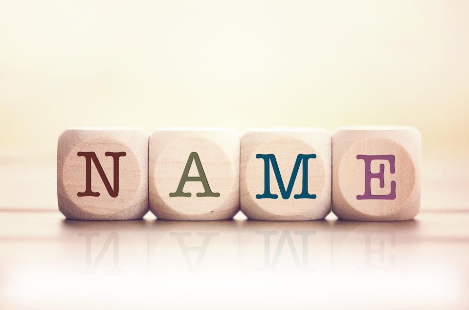 Nomes 101: Como nomear corretamente os itens do seu software. | by ...