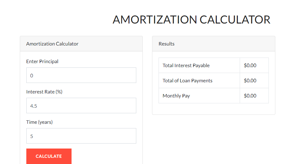 Amortization Calculator. An amortization calculator is a tool… | by ...