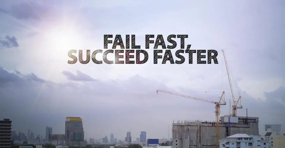 ‘Fail Faster, Fail Often, Succeed Faster’ | by Rohan Ashlesh | Startup Stash