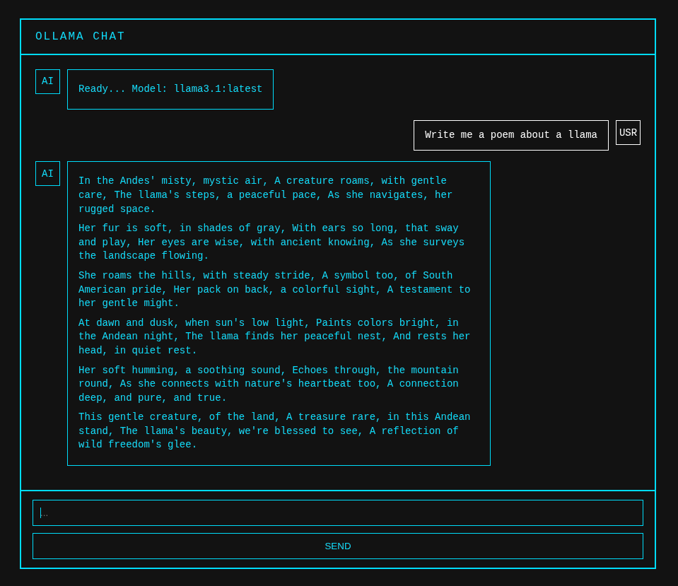 Build your own AI chat interface with Ollama | by Sam Grant | Dec, 2025 ...