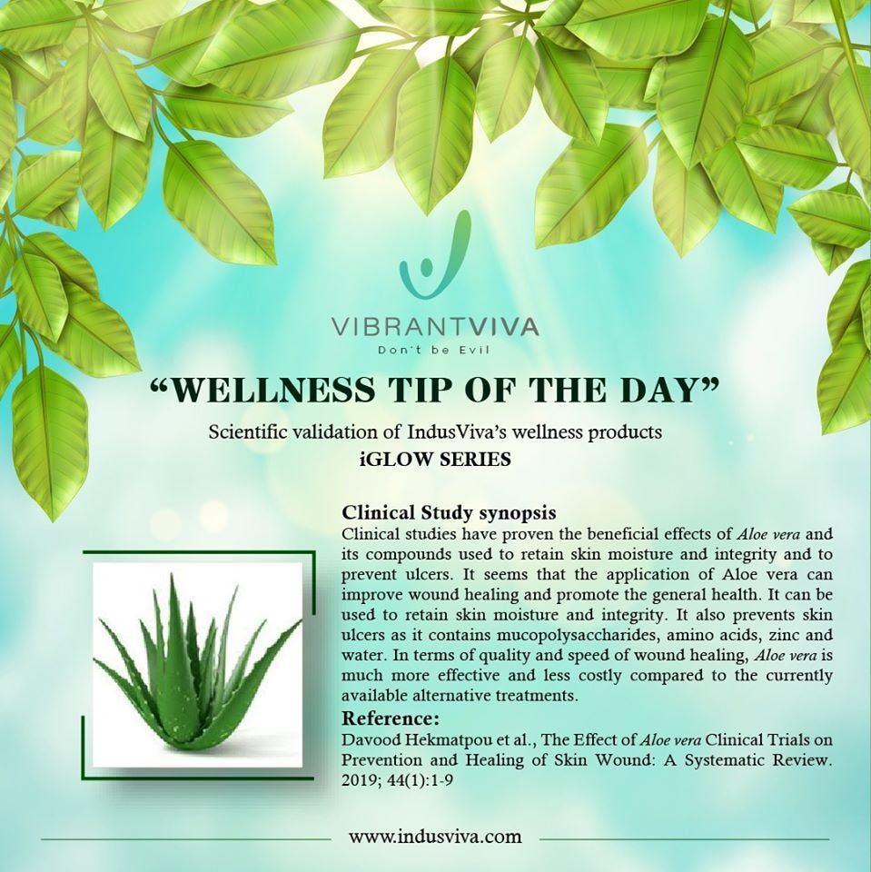 Wellness Tip of the Day. Skin care tip for the day: Aloe vera… | by ...