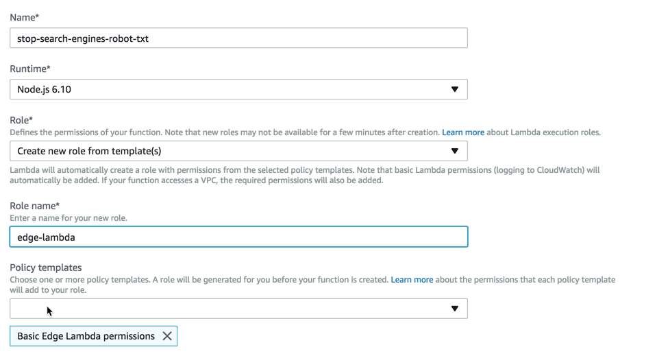 AWS CloudFront & Lambda robots.txt | by Rob Pope | Medium AWS CloudFront & Lambda robots.txt | by Rob Pope | Medium