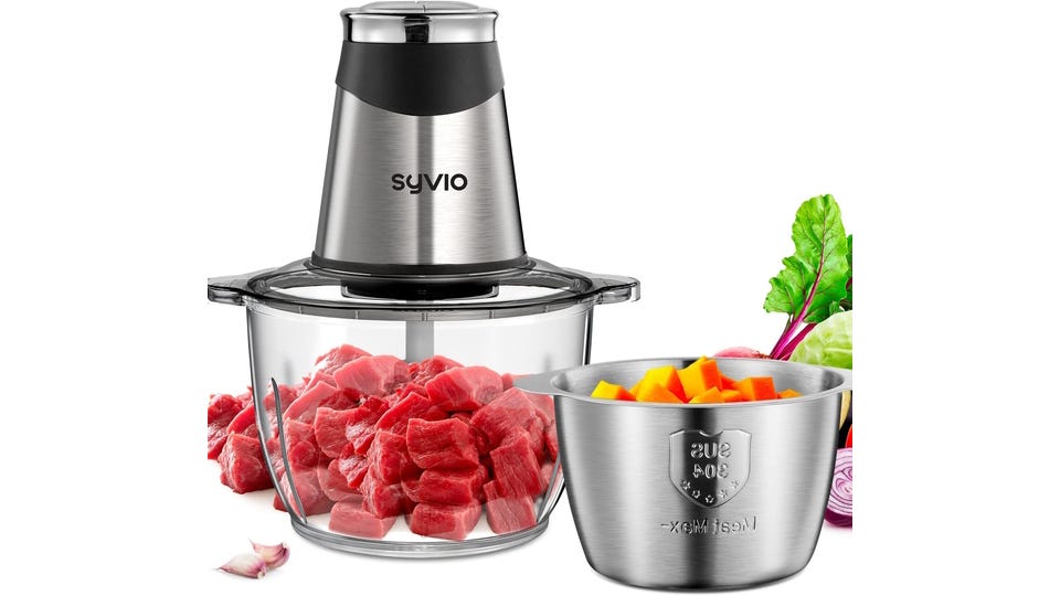 Syvio Food Processors With 2 Bowls: A Versatile and Time-Saving Kitchen ...