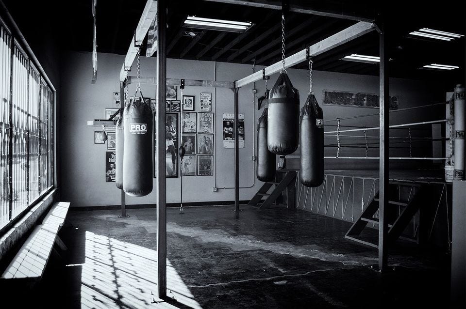 Boxing Gym Background
