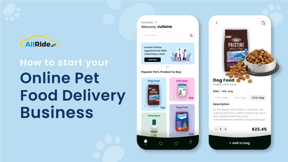 A Complete Guide To Pet Food Delivery Business Model - AllRide Apps ...
