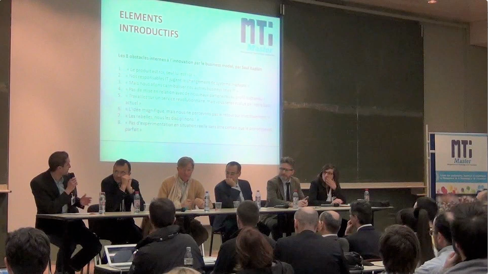 Vidéo de la conférence du master MTI : “L’innovation par le business ...