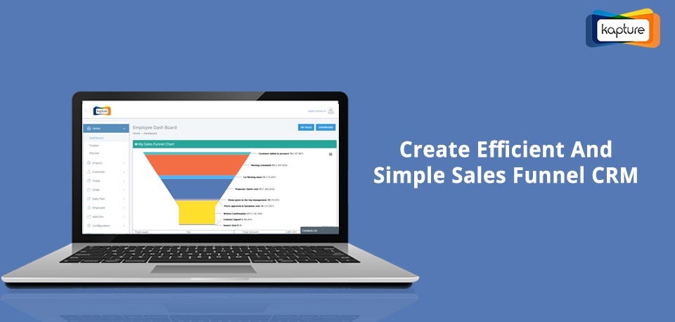 HOW TO CREATE EFFICIENT AND SIMPLE SALES FUNNEL CRM? | by Vikram k | Medium