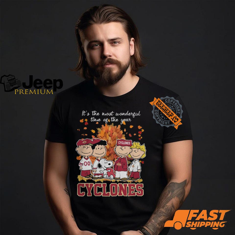 2024 Iowa State Cyclones x Peanuts Snoopy Is The Most Wonderful Time Of ...