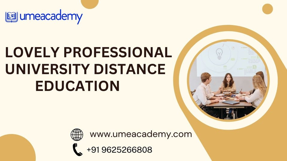 Lovely Professional University Distance Education | by umesh pandey ...