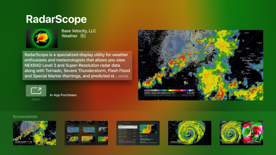 Introducing RadarScope for Apple TV | by WeatherDecTech | Medium