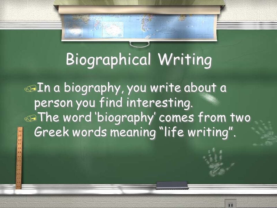 What is the Meaning of Biography in Writing | by Lukas kathie | Jun ...