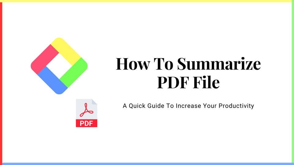 How to summarize PDF. Glasp extension allows users to… | by Kei Watanabe | Glasp | Medium