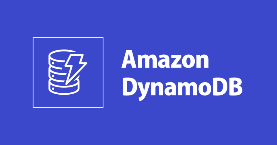 Amazon Dynamodb Aws의 대표적인 Nosql 데이터베이스 서비스 Amazon Dynamodb에 입문 해봅시다
