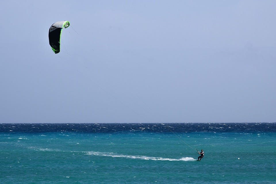 How to Kite Surf Like a Pro. The waves, the sun and the golden… | by ...