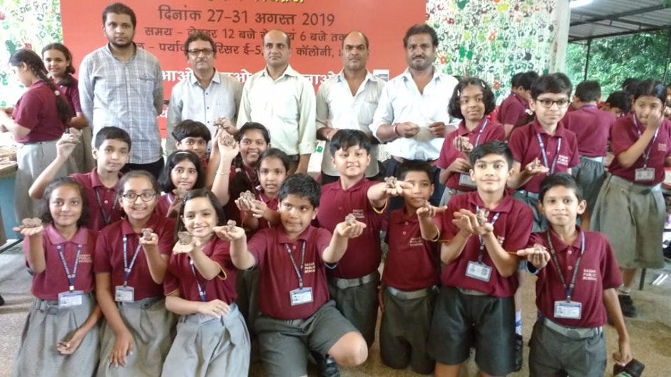 Eco-friendly Ganesh Murtis made by students of SPS Gandhi Nagar | by ...