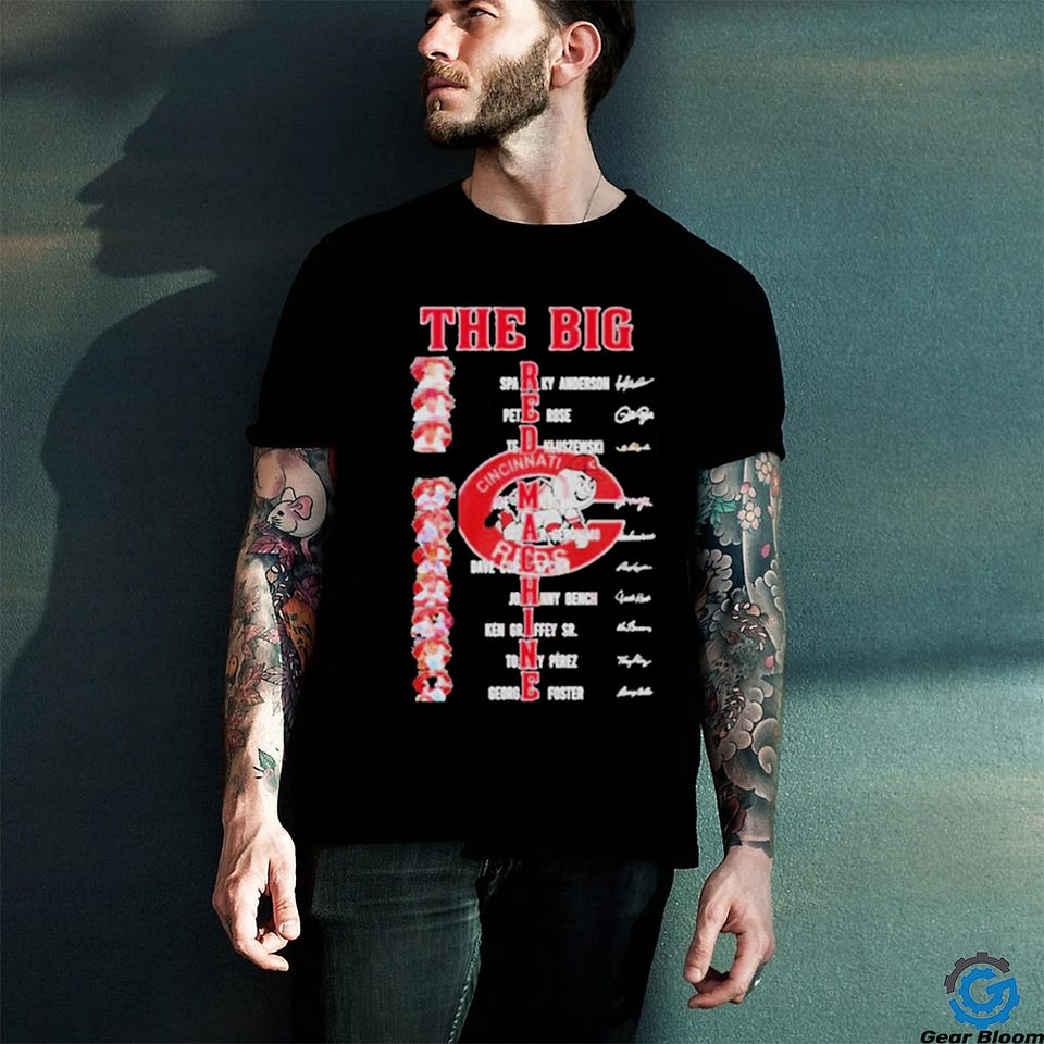The Big Red Machine Members Signature Shirt | by Sobpit | Medium