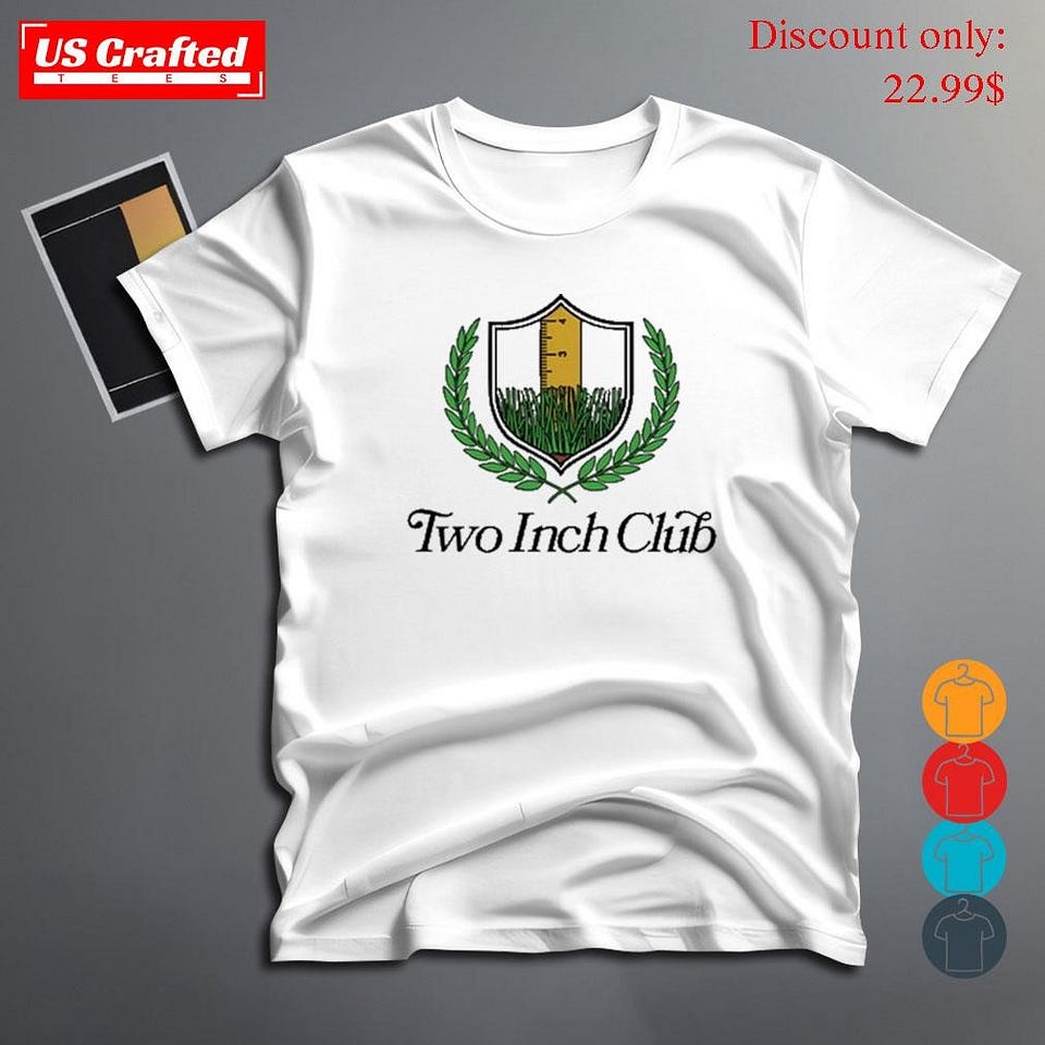 Two Inch Club Ruler Logo shirt - Uscraftedtees - Medium