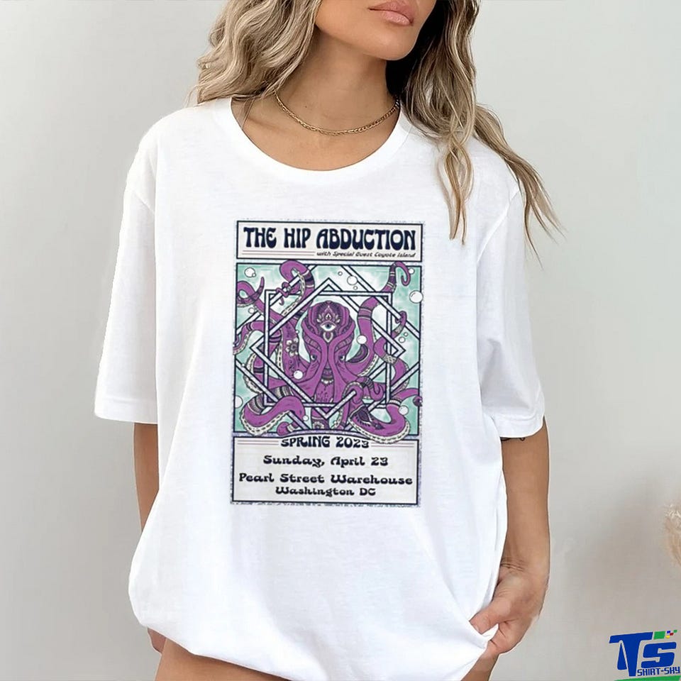 The Hip Abduction April 13 2023 Washington, DC Poster shirt - Windot - Medium