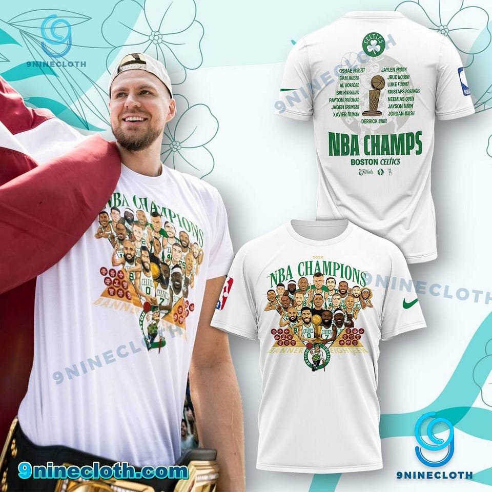 Celebrate 18 with the Boston Celtics NBA Champions Banner Eighteen ...