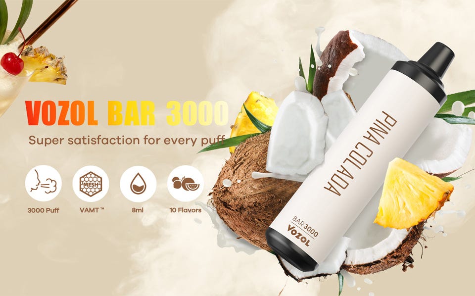 VOZOL BAR 3000 Disposable Kit - Vozol Tech - Medium