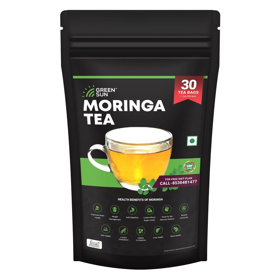 Green Sun Moringa Tea Pack of 30 Tea Bags | by Green Sun Wellness | Medium