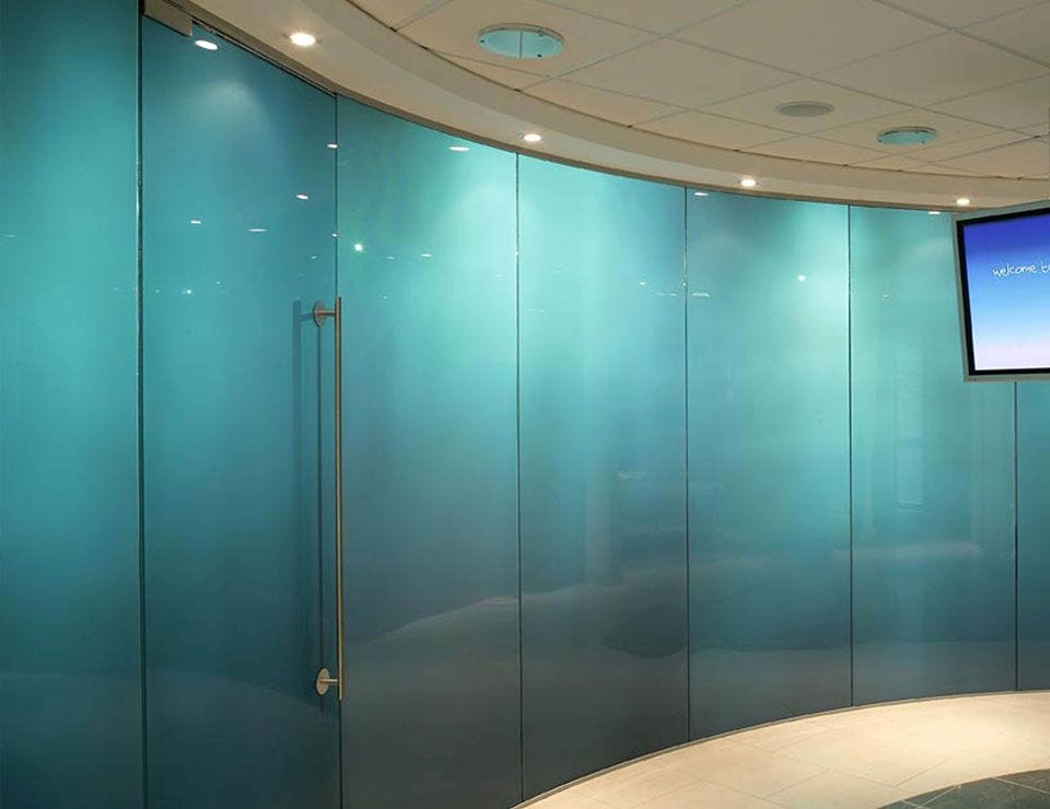 Sleek and Stylish: Frameless Single Swing Door by Infinity Doors ...