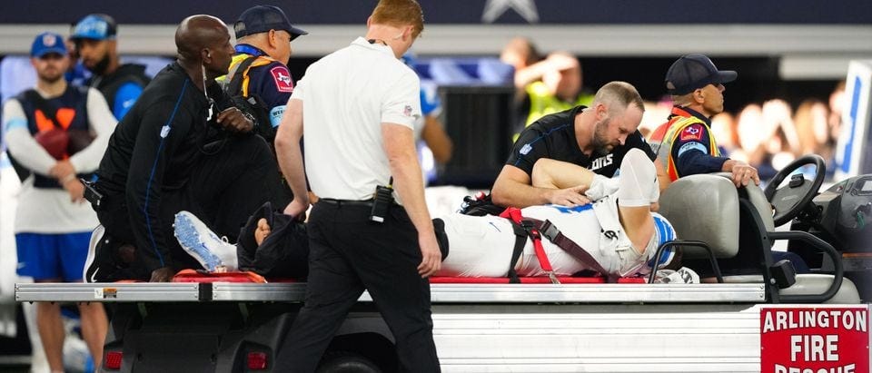 Lions Pass Rusher Aidan Hutchinson Out for Season with Broken Tibia ...