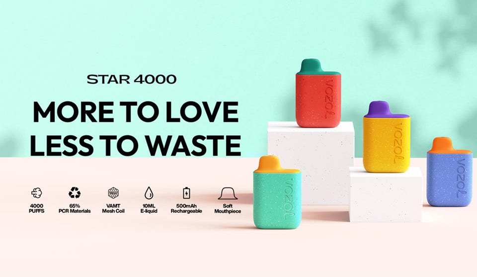 VOZOL STAR 4000 Disposable Kit - Vozol Tech - Medium