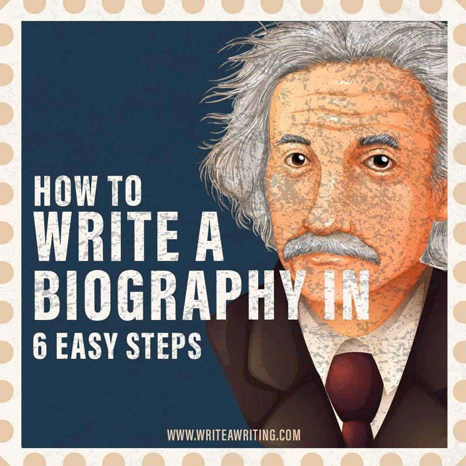 How to Write an Easy Biography About Someone Else: 7 Simple Steps | by ...