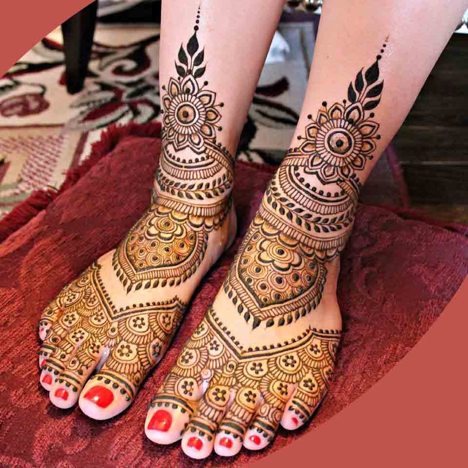 Foot Henna